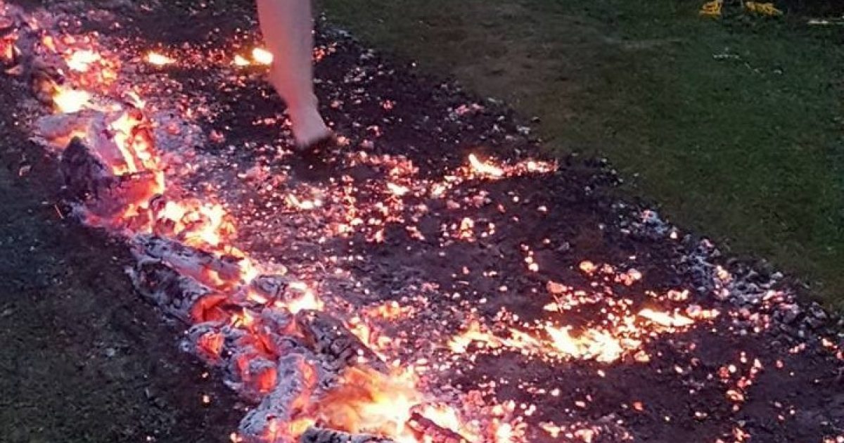 Walking on hot coals FOR REAL! | BECBC